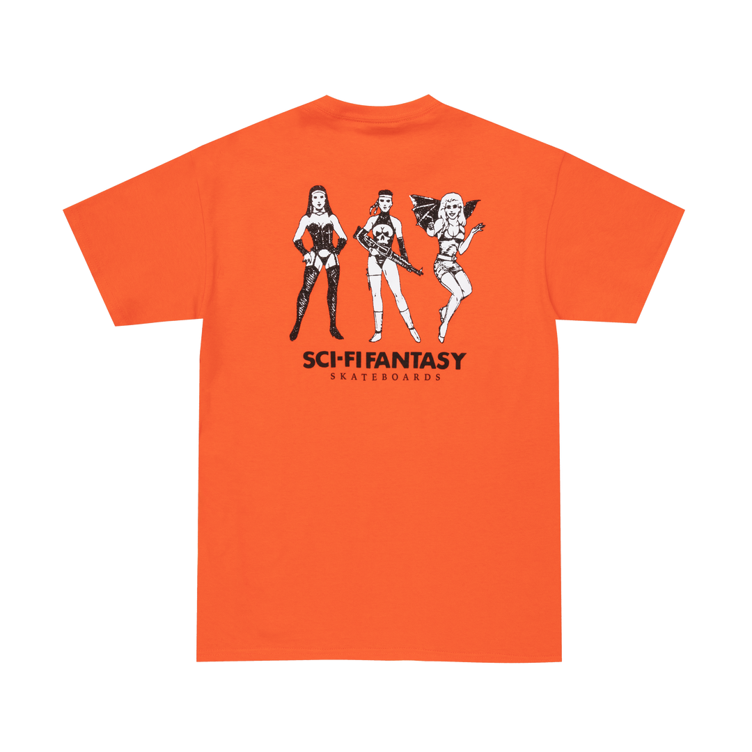 Macho Girls Tee - Orange – Sci-Fi Fantasy